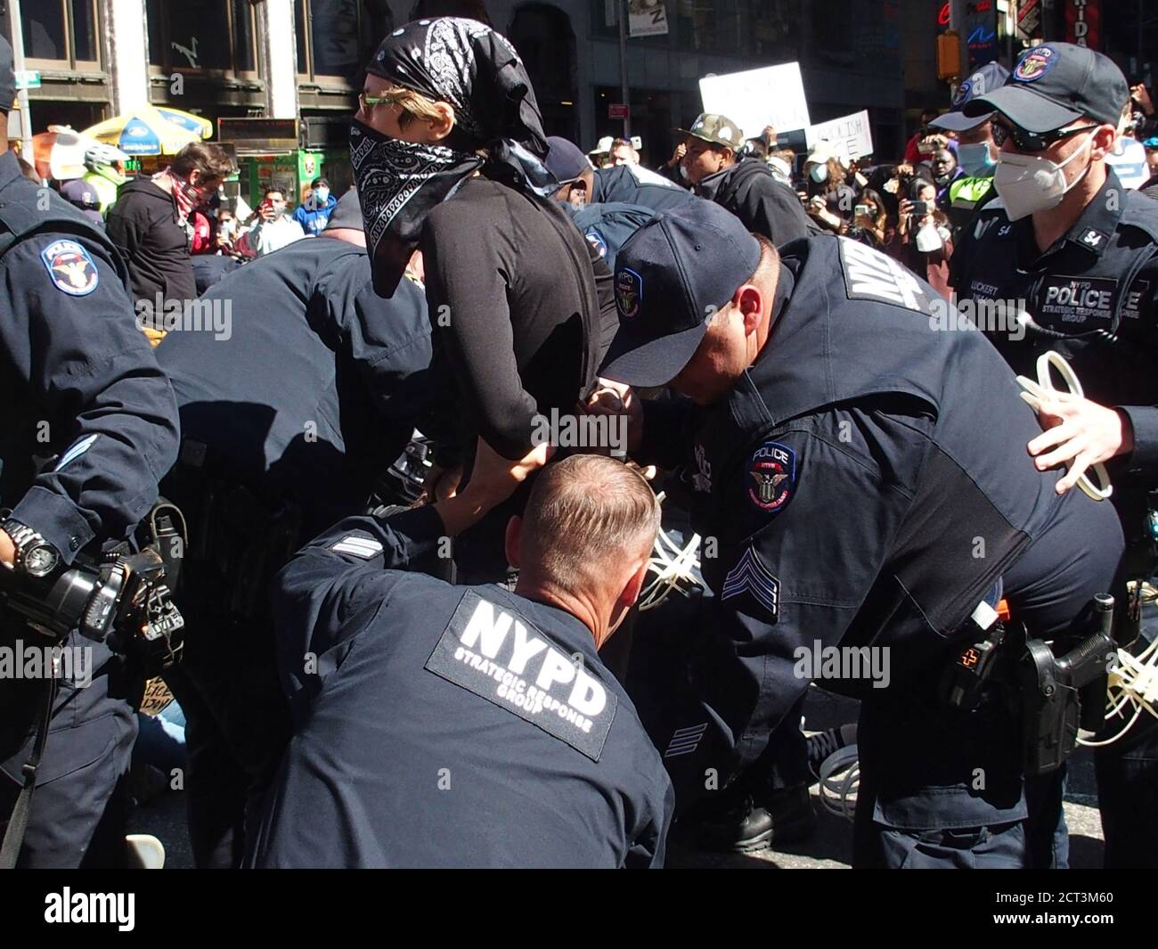 New York, New York, USA. 19th Sep, 2020. Abolish I.C.E. protest at ...