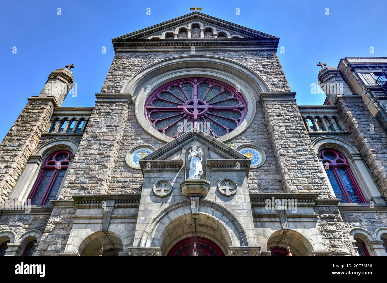 Facade of Church of St. Anthony of Padua is a Catholic parish church in ... Facade of Church of St. Anthony of Padua is a Catholic parish church in ...