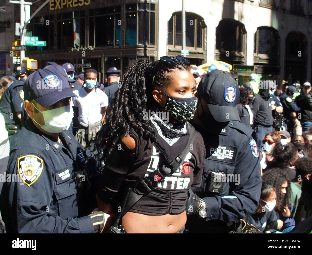 New York, New York, USA. 19th Sep, 2020. Abolish I.C.E. protest at ...