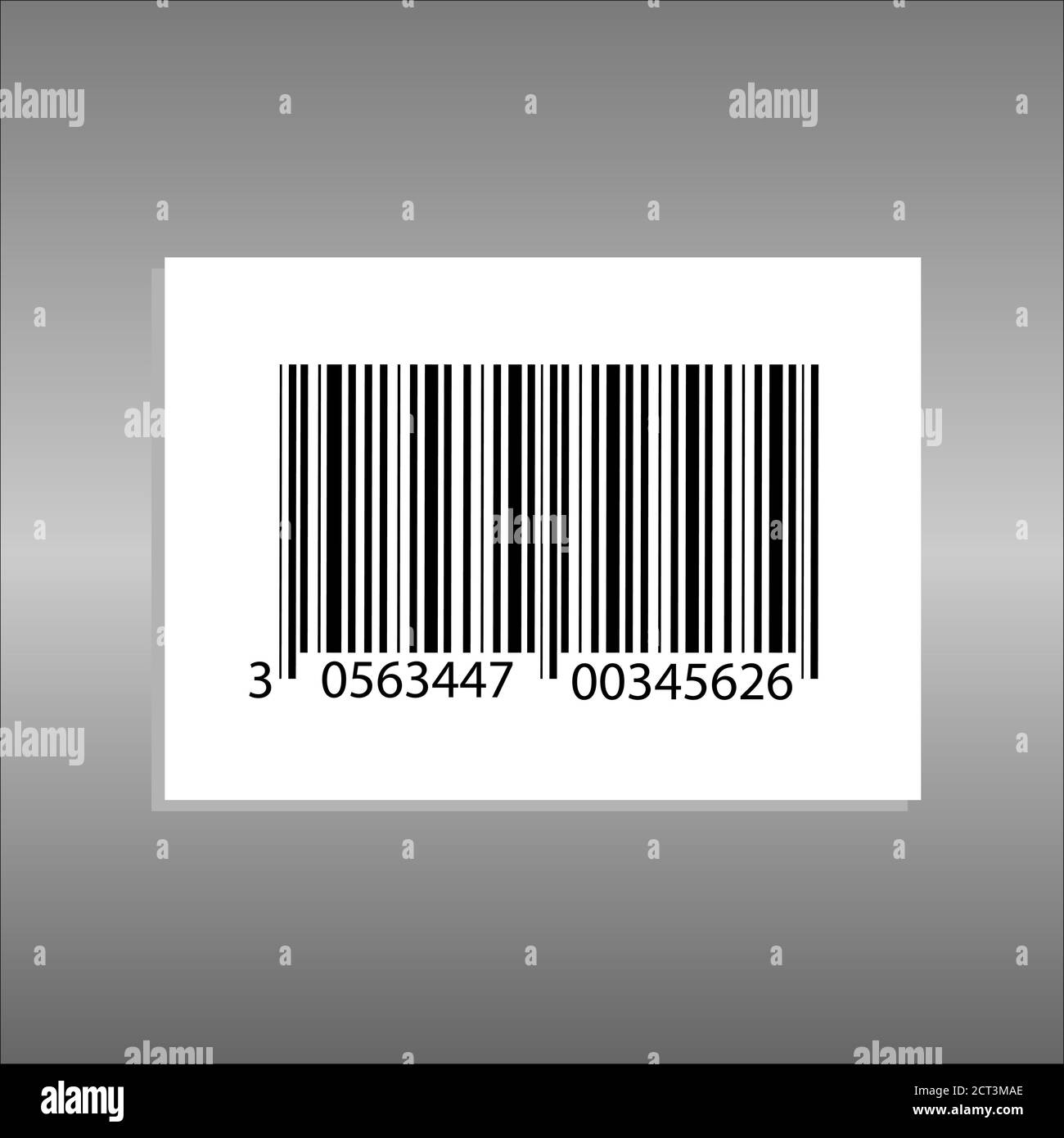 Realistic bar code icon. A modern simple flat barcode. Marketing, the ...