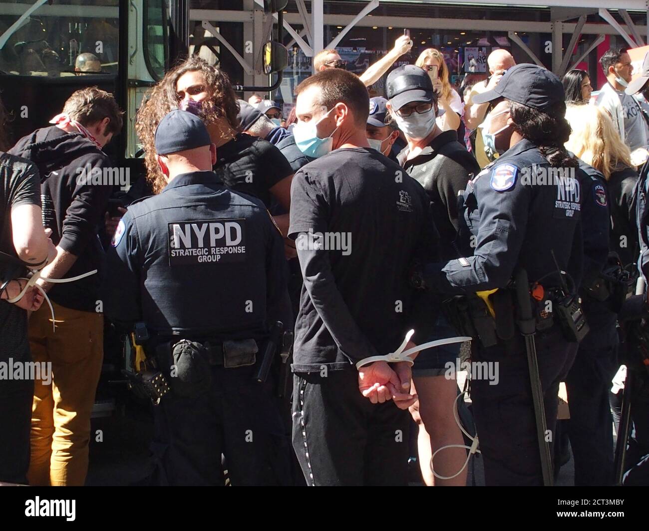 New York, New York, USA. 19th Sep, 2020. Abolish I.C.E. protest at ...