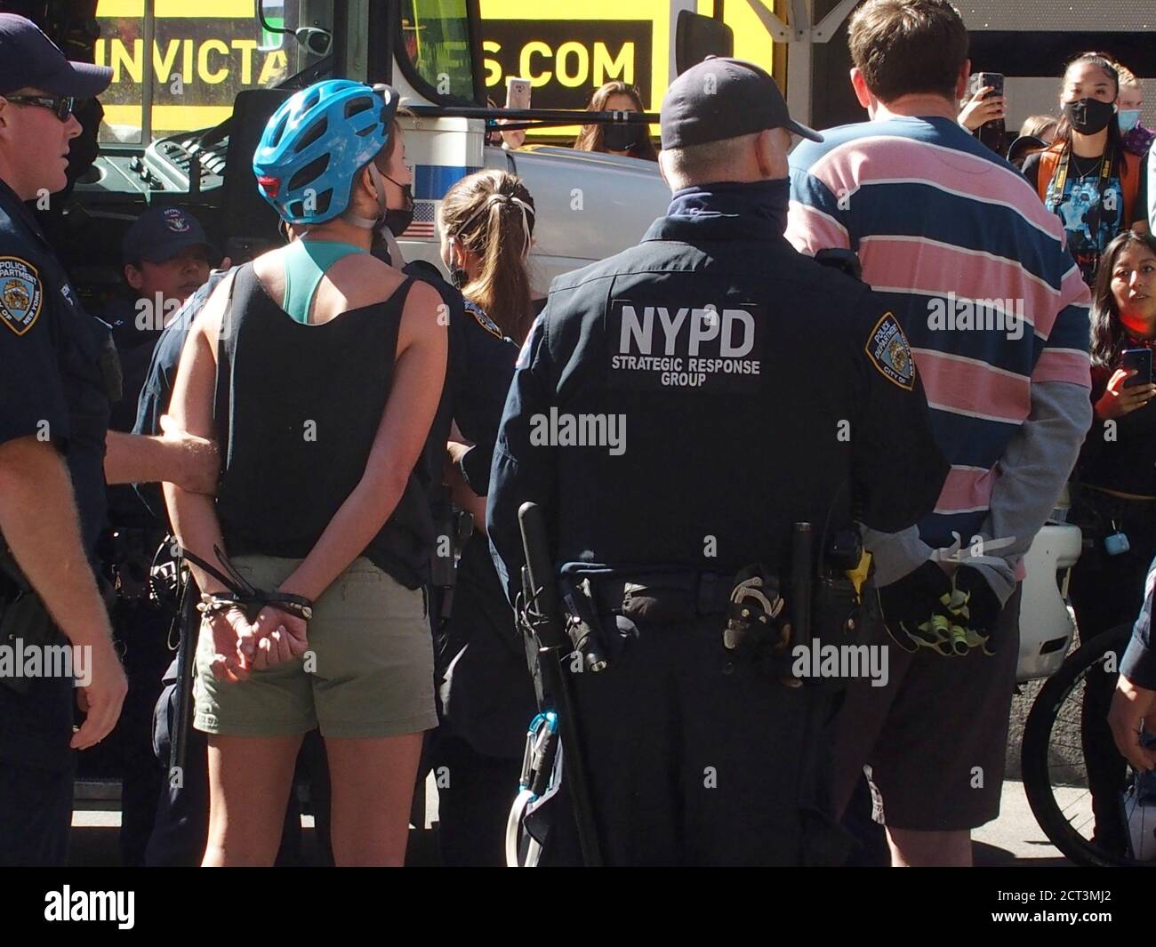 New York, New York, USA. 19th Sep, 2020. Abolish I.C.E. protest at ...