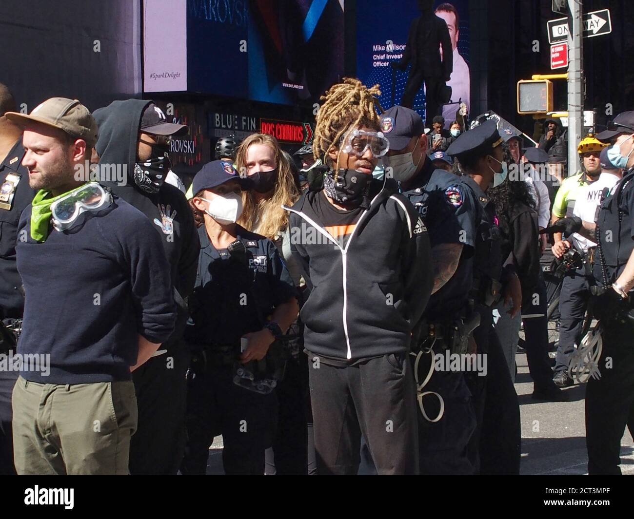 New York, New York, USA. 19th Sep, 2020. Abolish I.C.E. protest at ...