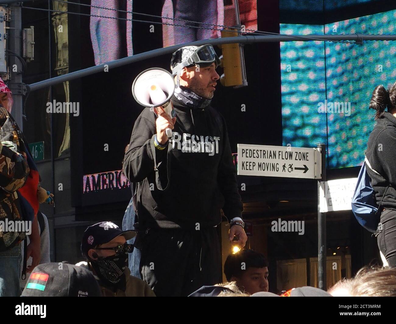 New York, New York, USA. 19th Sep, 2020. Abolish I.C.E. protest at ...