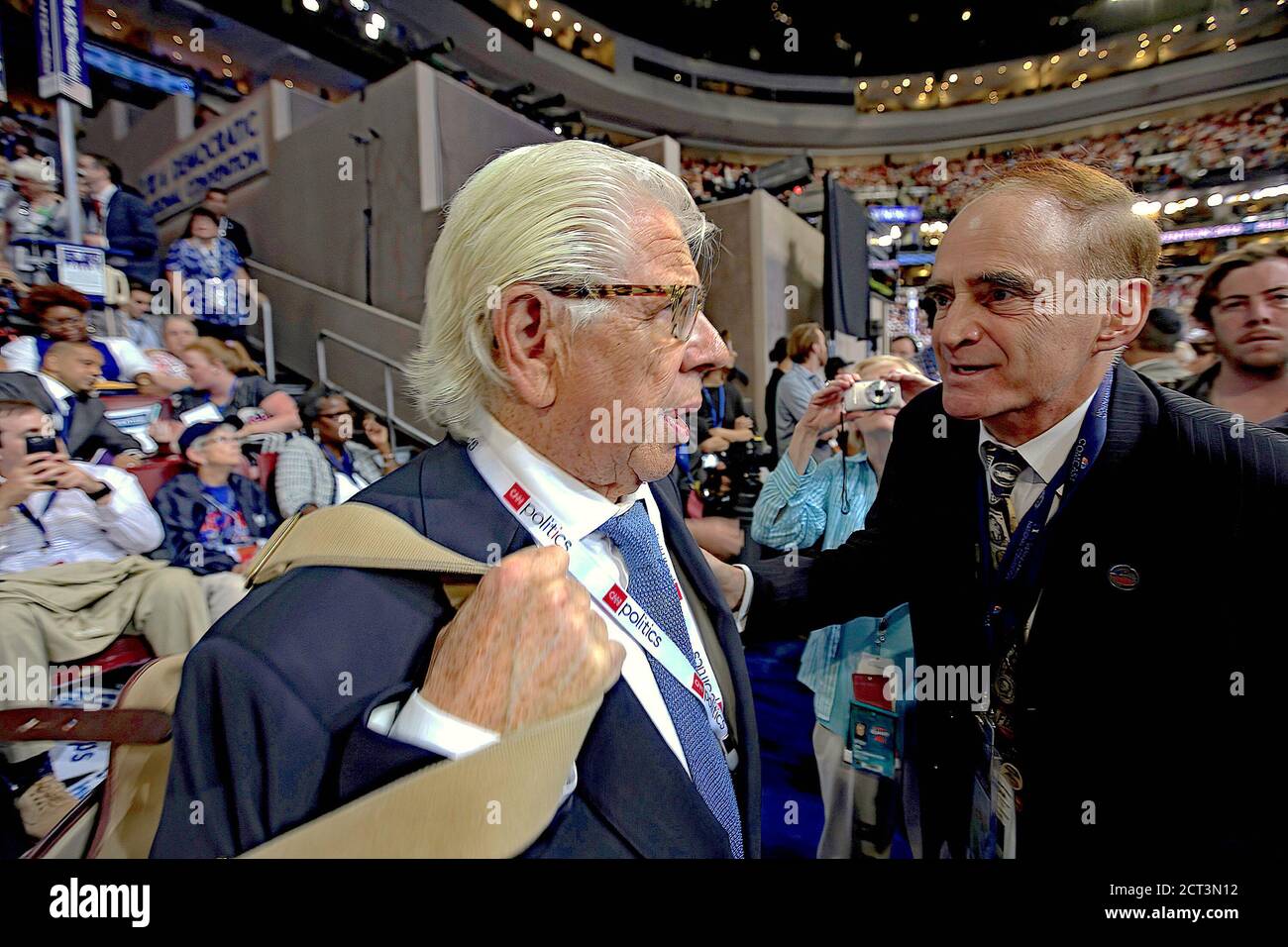 Philadelphia, Pennsylvania, USA, July 25, 2016 Famed journalist Carl ...