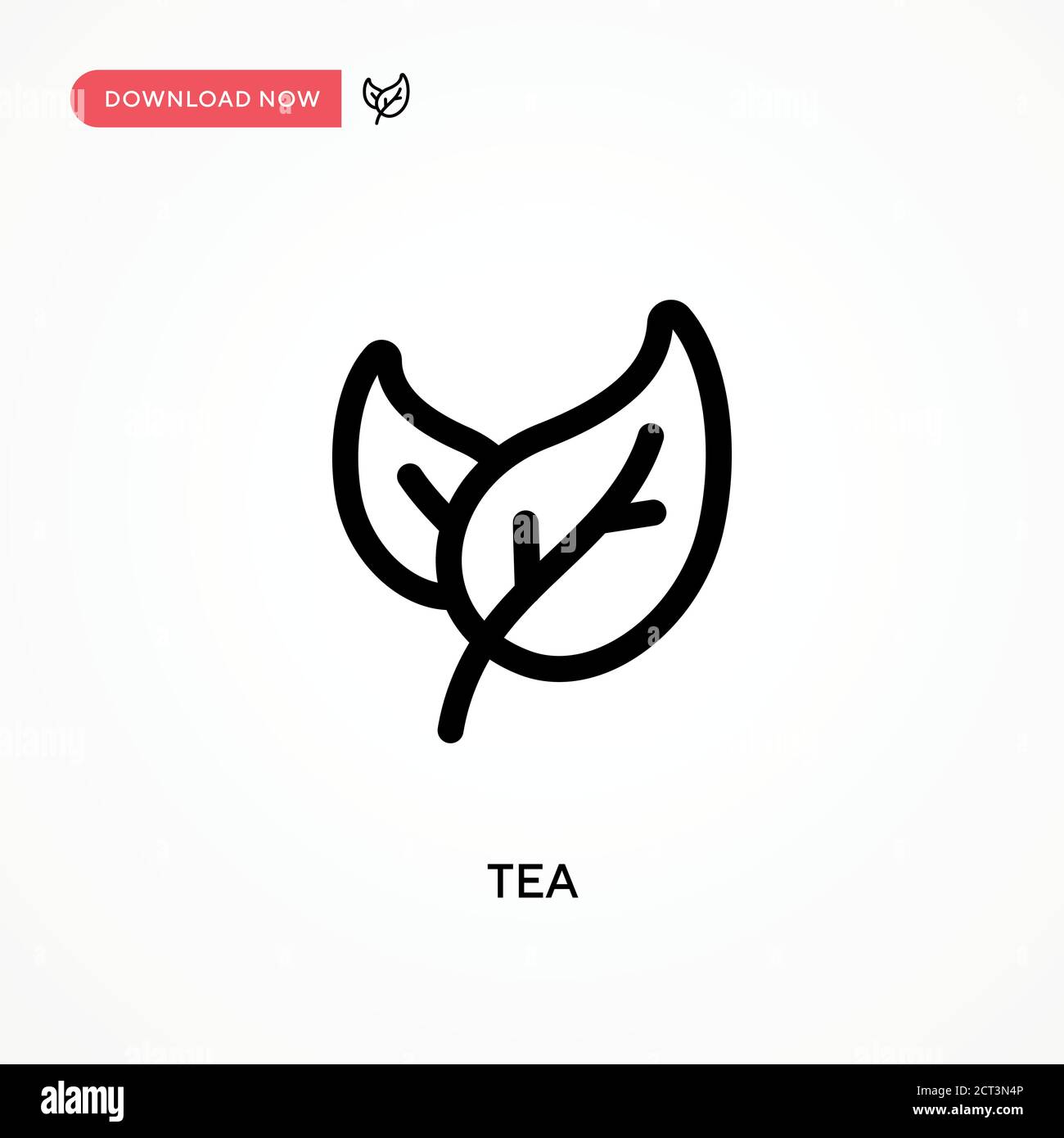 Tea Simple vector icon. Modern, simple flat vector illustration for web ...
