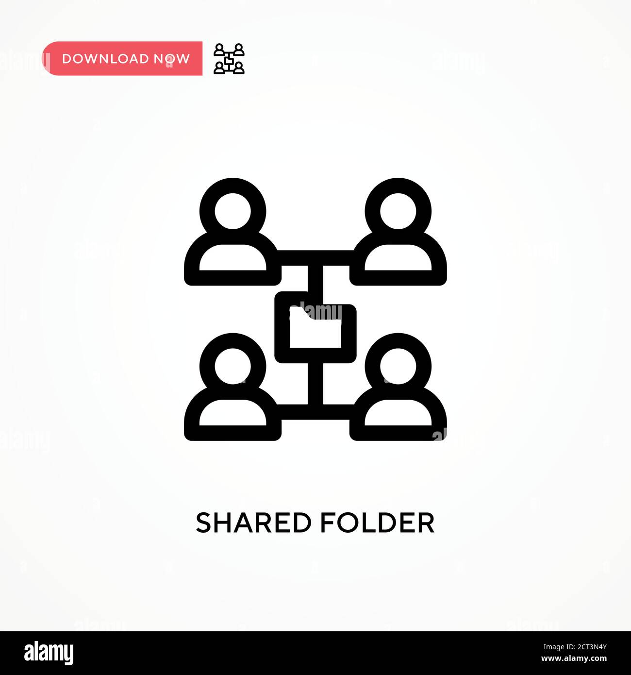 Cloud computing shared system Stock Vector Images - Alamy