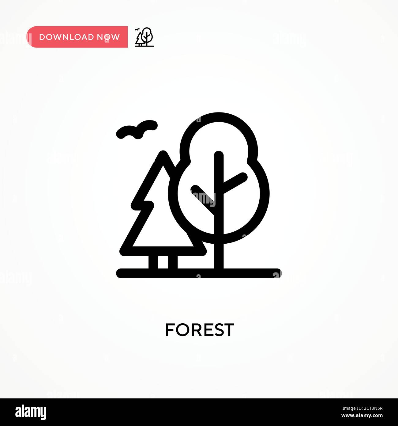 Dark woodland path Stock Vector Images - Alamy