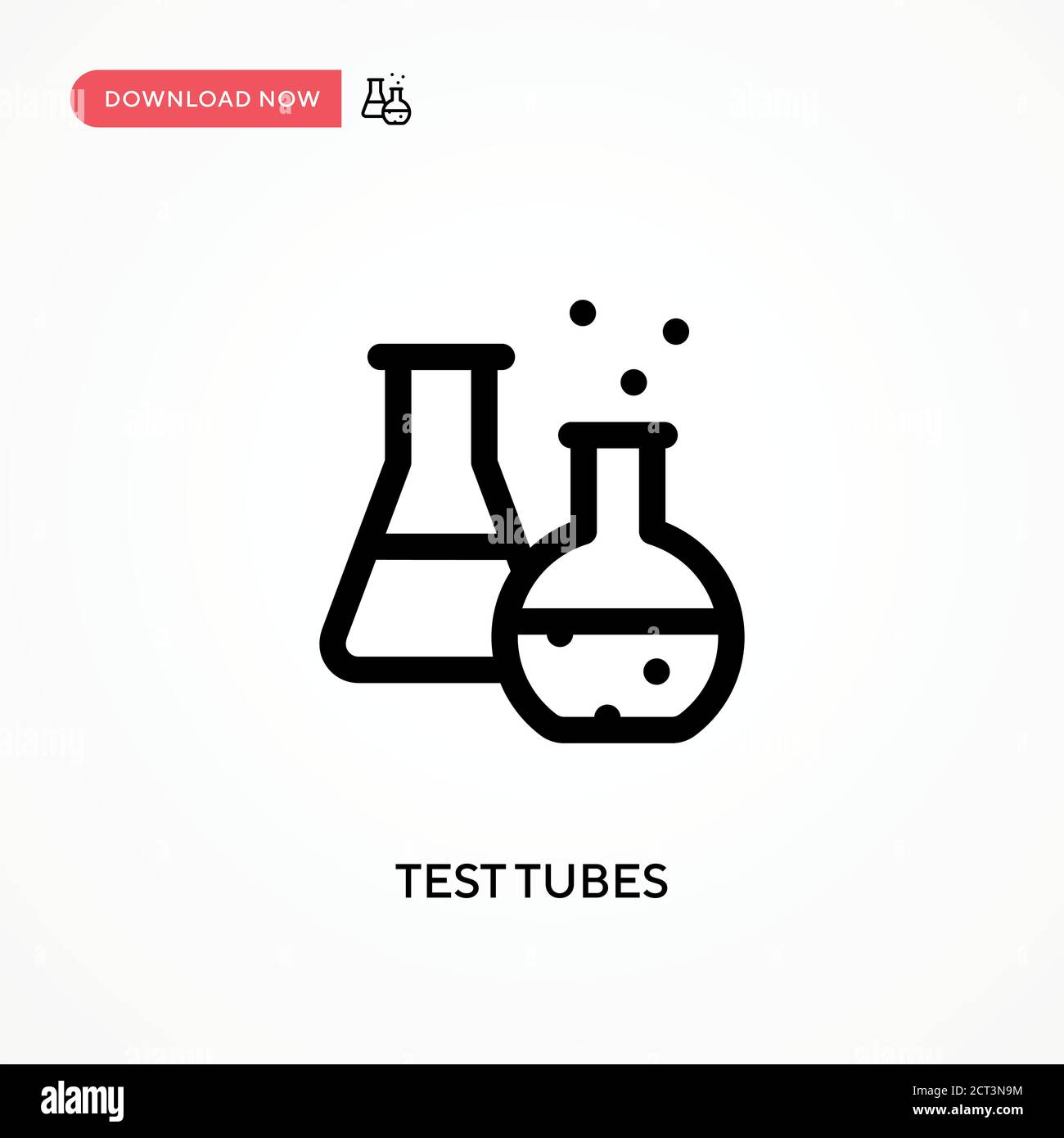 Water sample microscope Stock Vector Images - Alamy