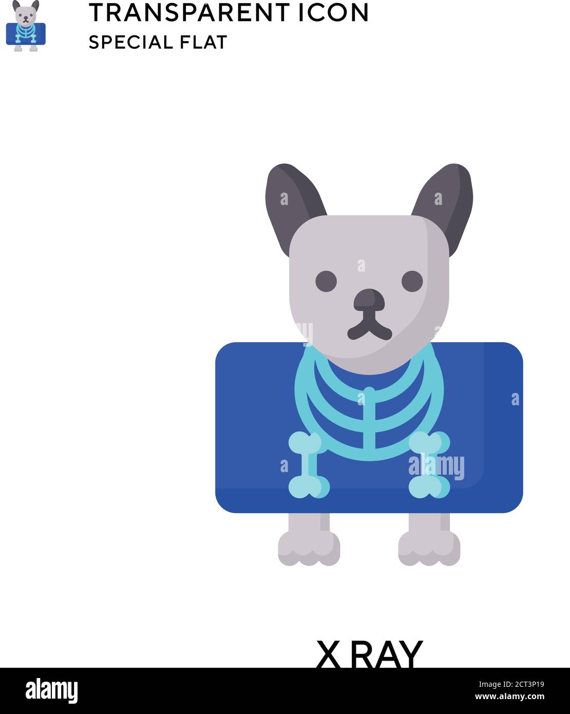 X ray vector icon. Flat style illustration. EPS 10 vector Stock Vector ...