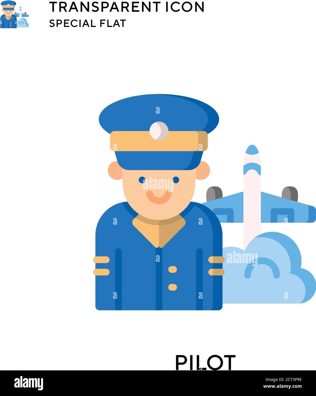 Female pilot cockpit Stock Vector Images - Alamy