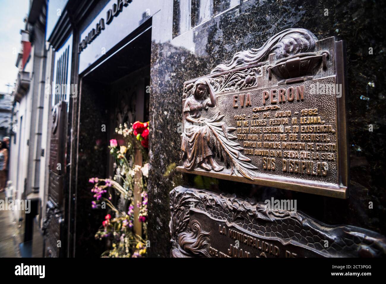 Eva Peron Tomb, Recoleta Cemetery, Recoleta District, Buenos Aires ...