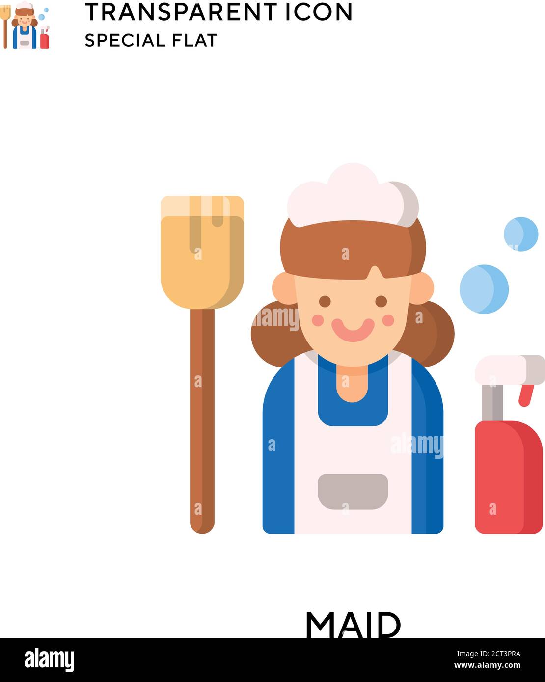 Attendant maid Stock Vector Images - Alamy