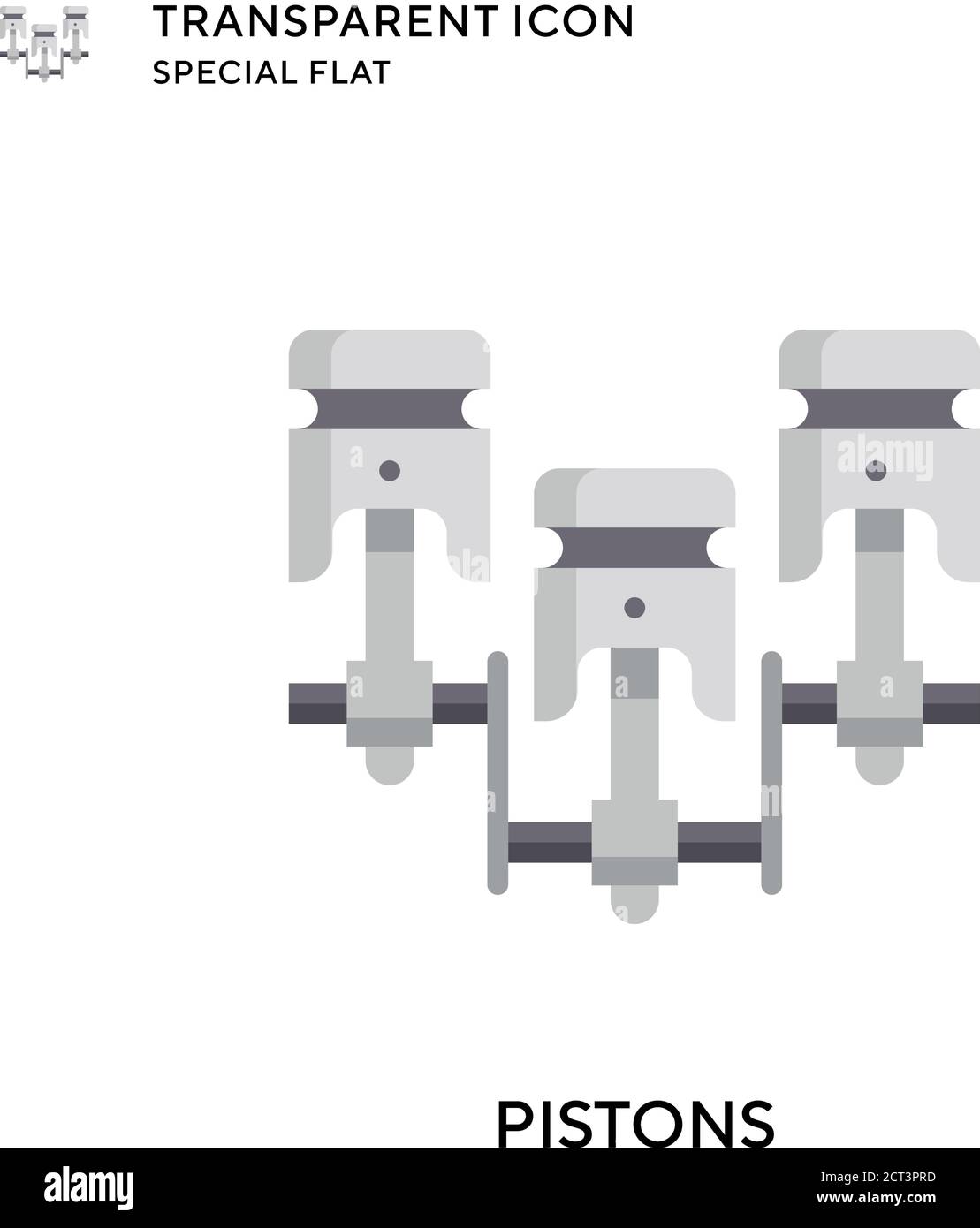 3d pistons crankshaft automotive engine Stock Vector Images - Alamy