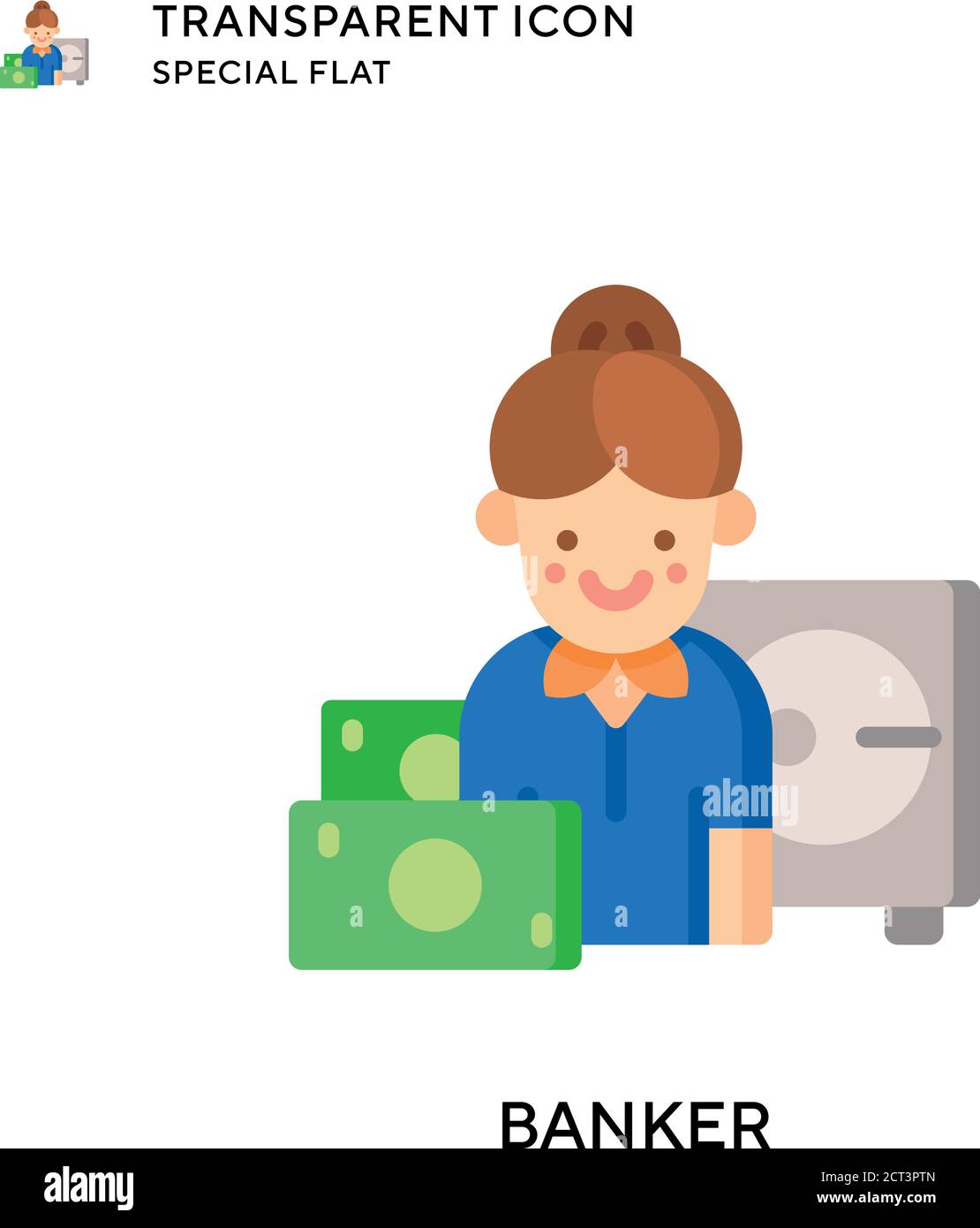 Bank desk advisor Stock Vector Images - Alamy