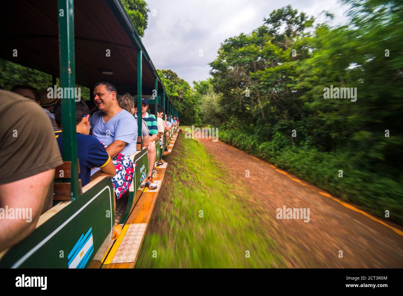 The Rainforest Ecological Train (aka Waterfalls Train) at Iguazu Falls ...