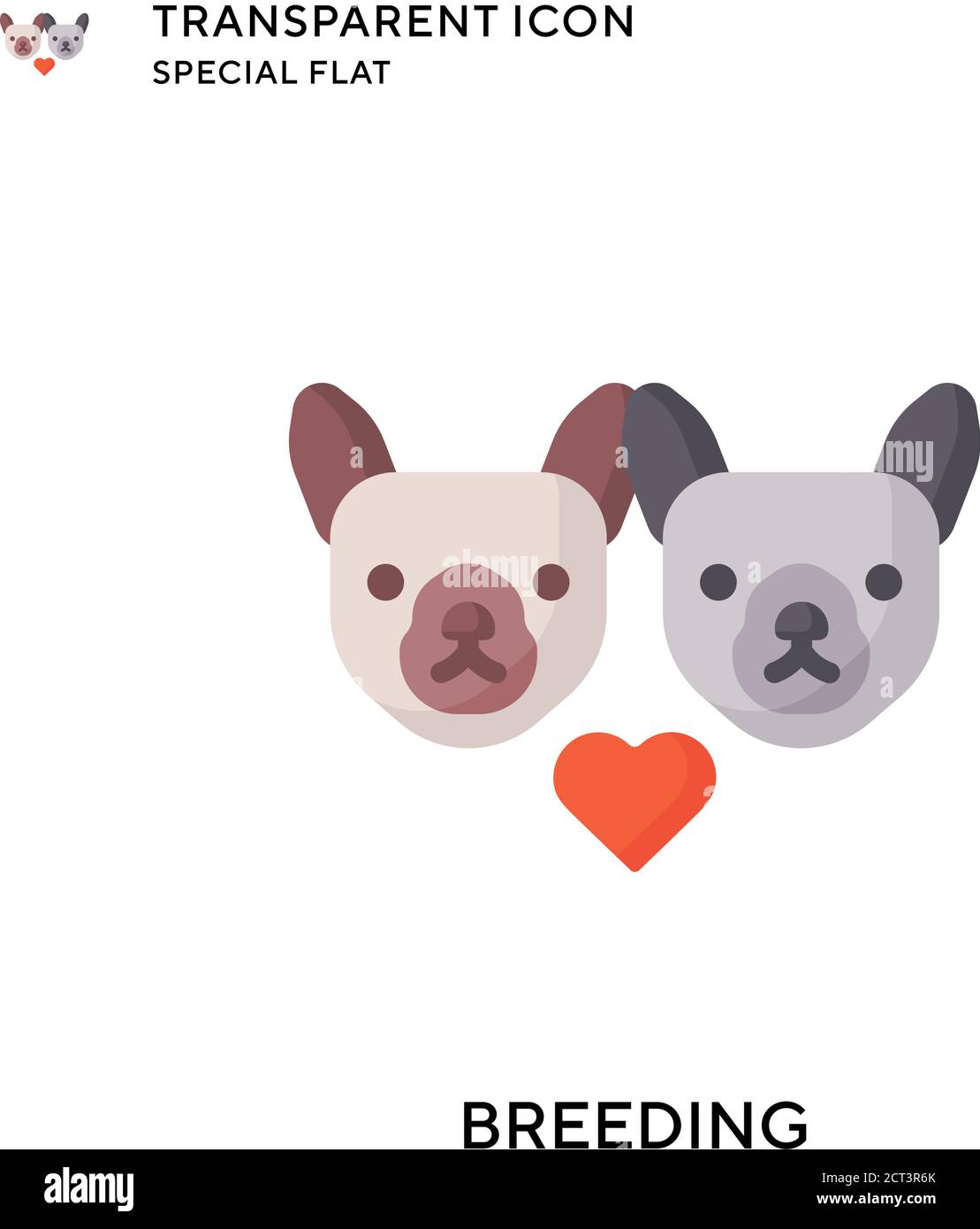 Breeding vector icon. Flat style illustration. EPS 10 vector Stock ...