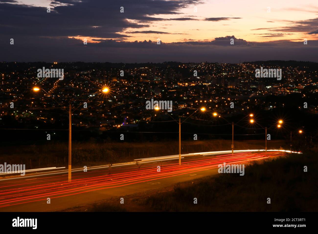 Cityscape - Light Energy Concept Stock Photo - Alamy