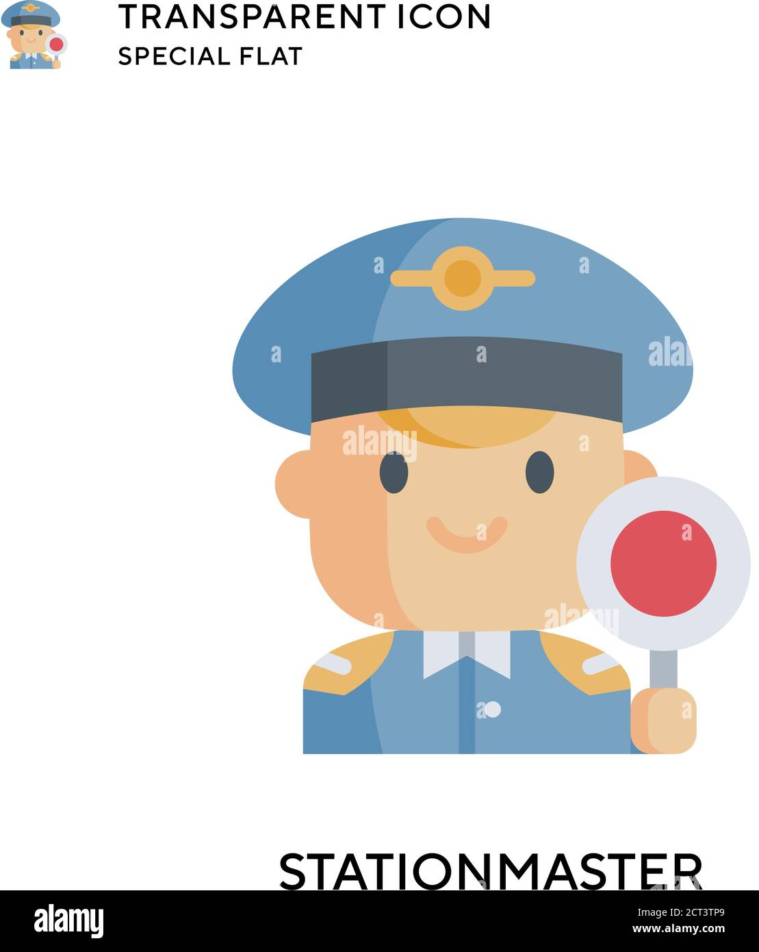 Railway traffic officer Stock Vector Images - Alamy