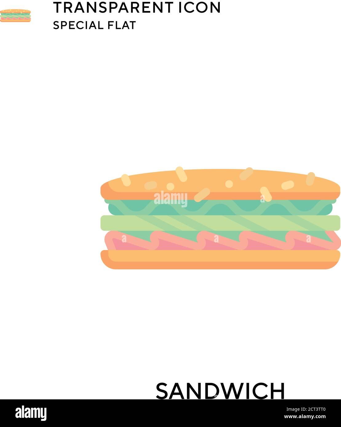 Chicken club sandwich Stock Vector Images - Alamy