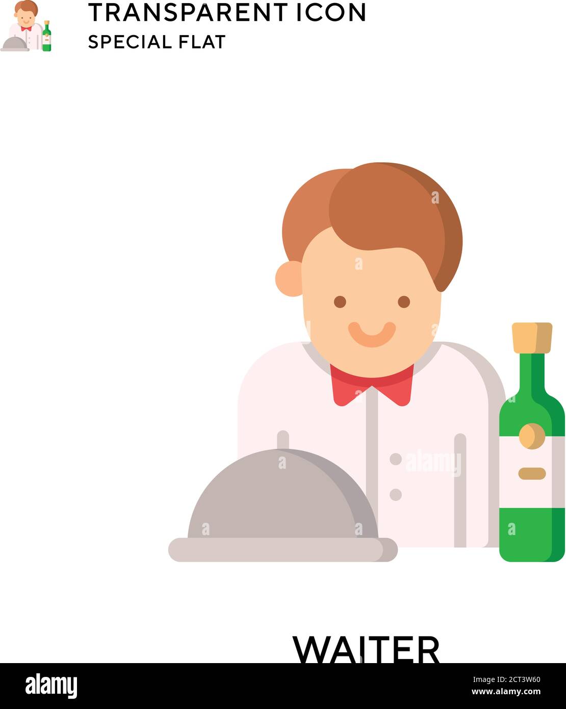 Wait staff vector vectors hi-res stock photography and images - Alamy
