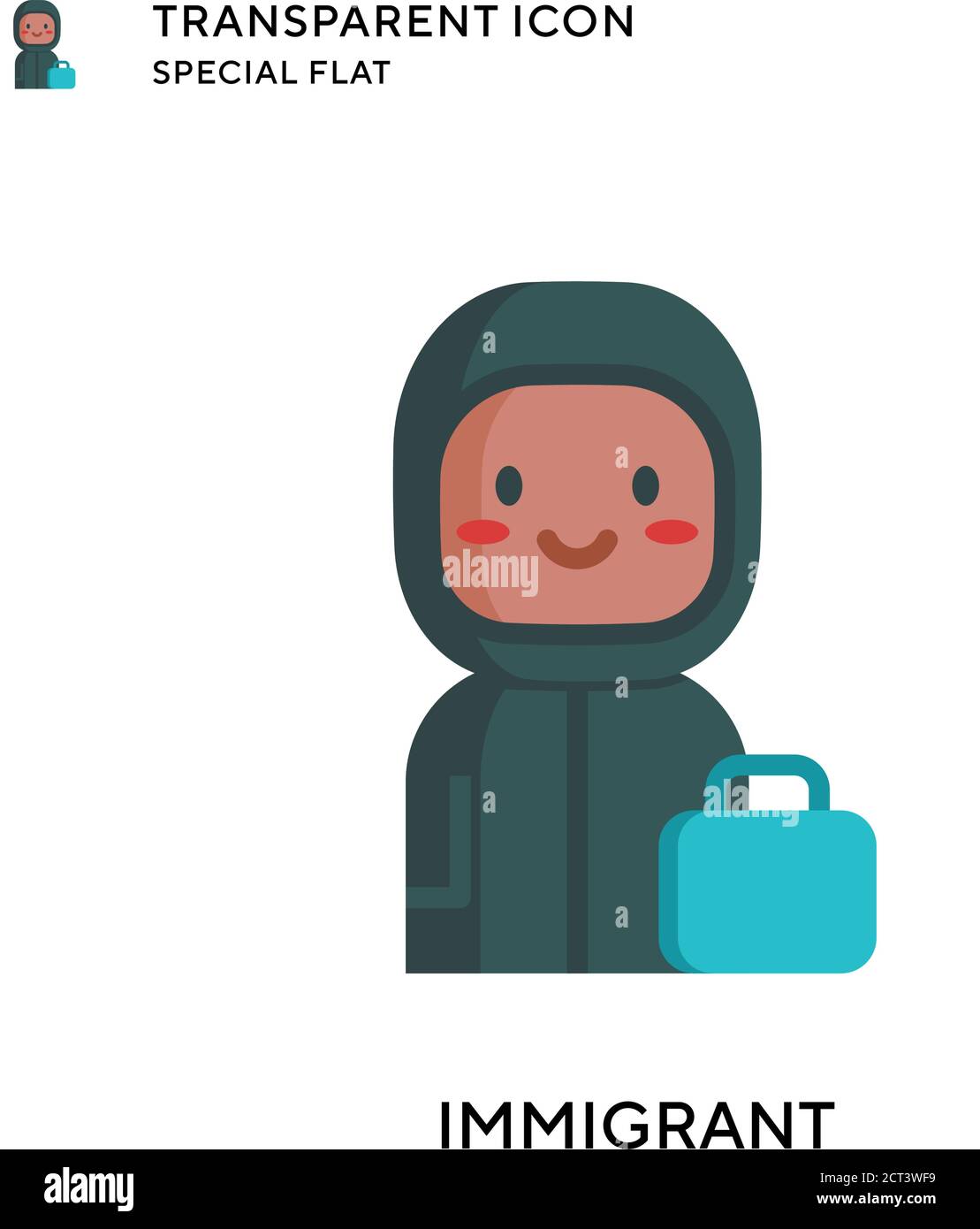 Immigrant family america Stock Vector Images - Alamy