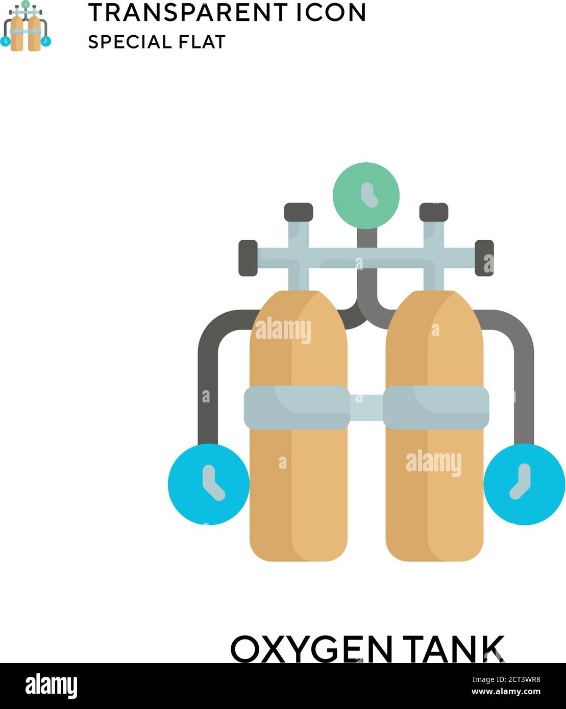 Patient oxygen cylinder Cut Out Stock Images & Pictures - Alamy