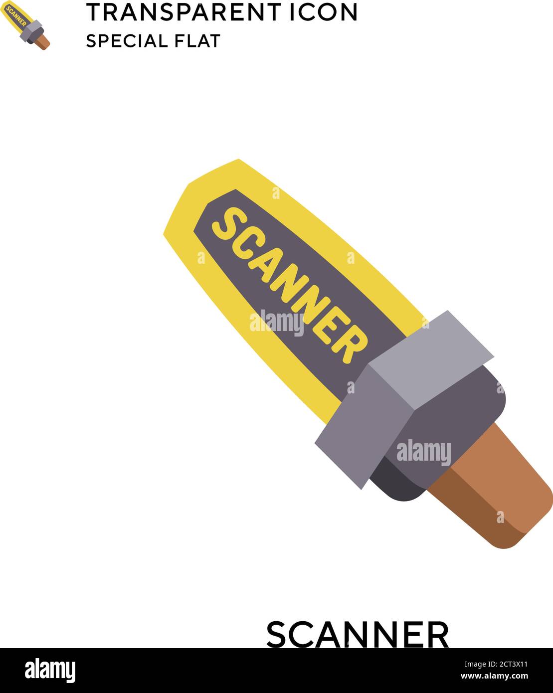 Computer virus detection symbol illustration Stock Vector Images - Alamy