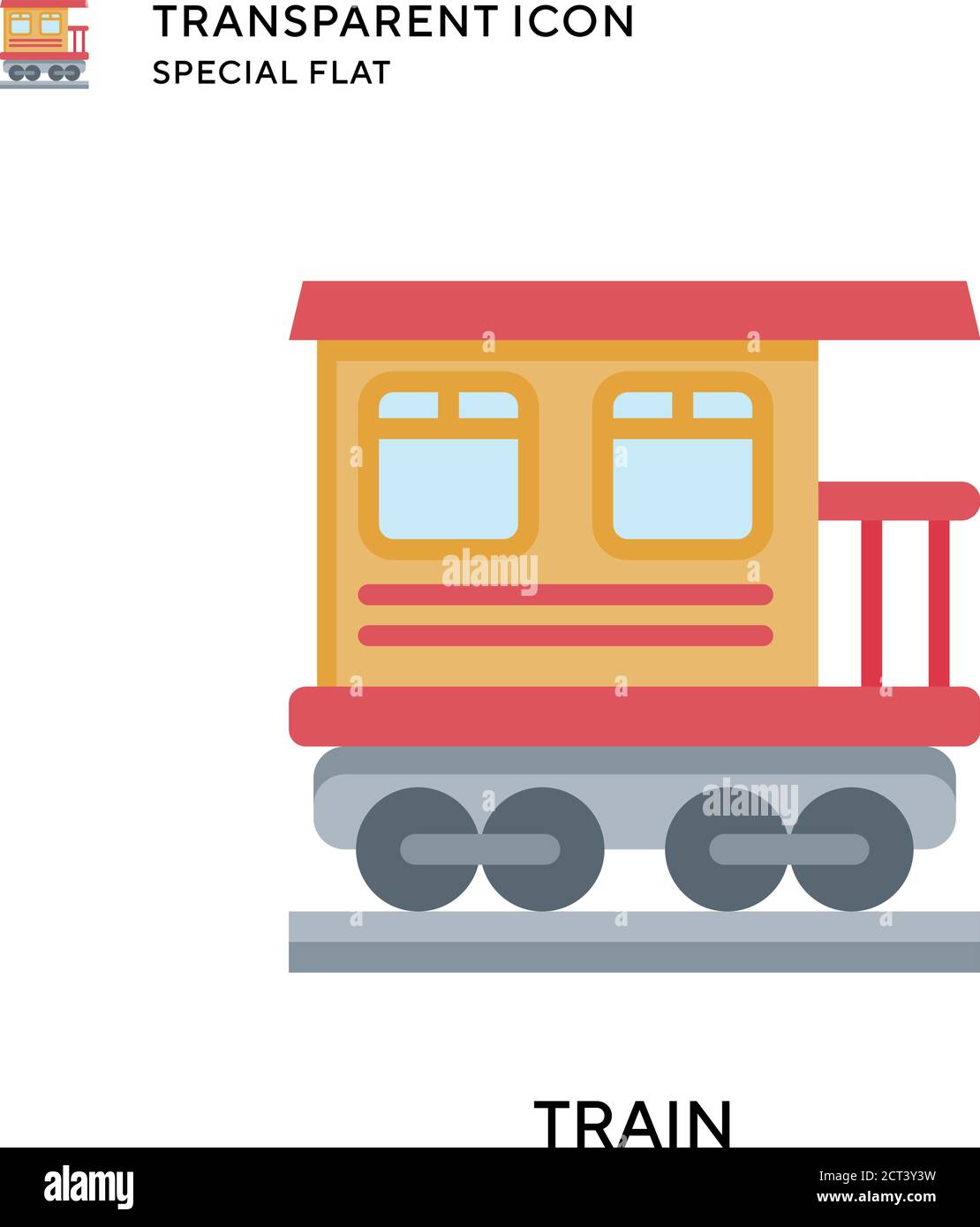 Europe freight train Stock Vector Images - Alamy