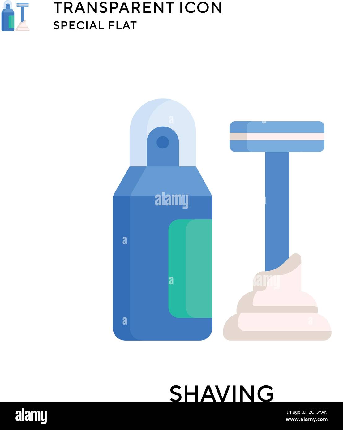 Man shaving legs Stock Vector Images - Alamy