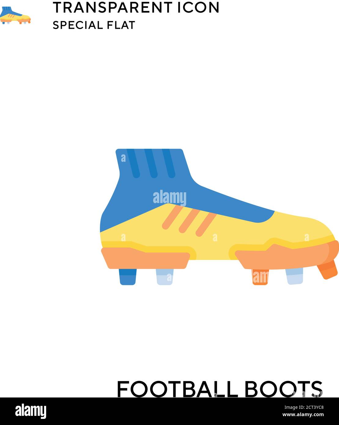 Football boots hanging Stock Vector Images - Alamy
