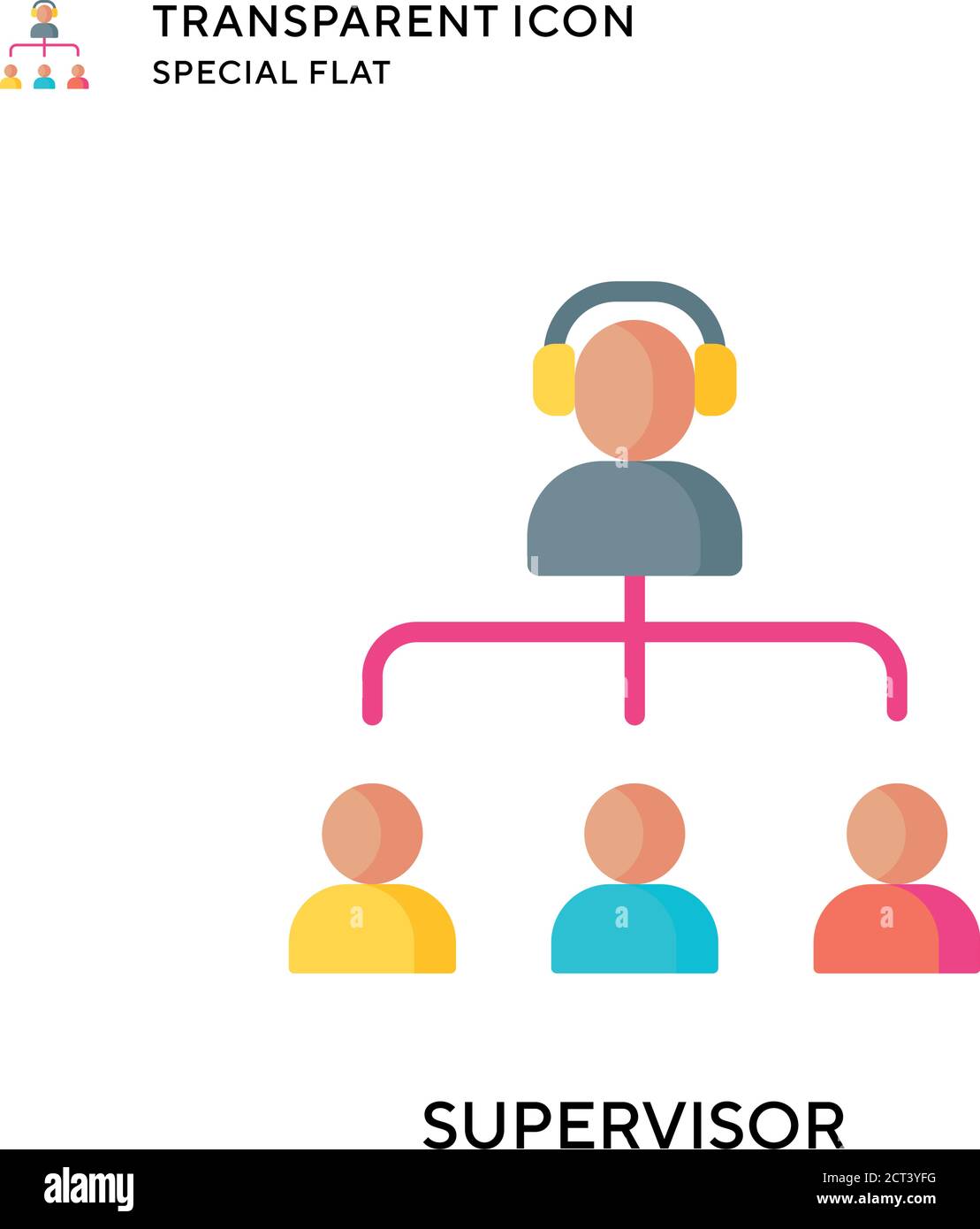 Factory supervisor talking Stock Vector Images - Alamy