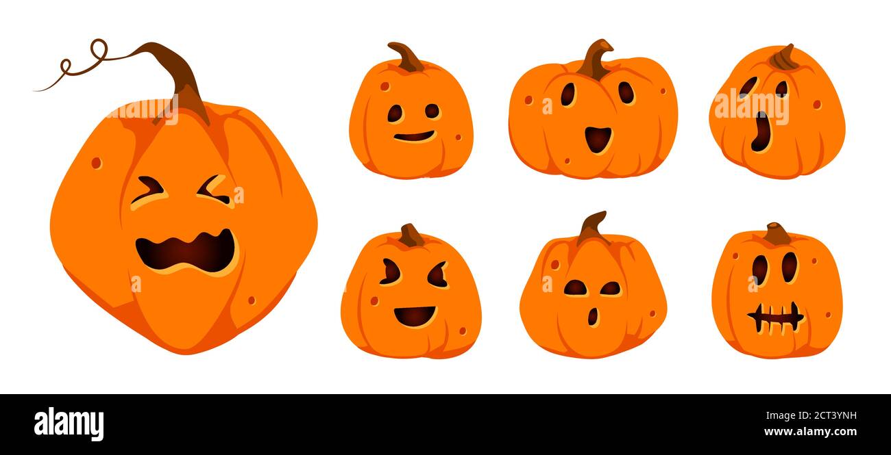 Different shapes of squash Stock Vector Images - Alamy