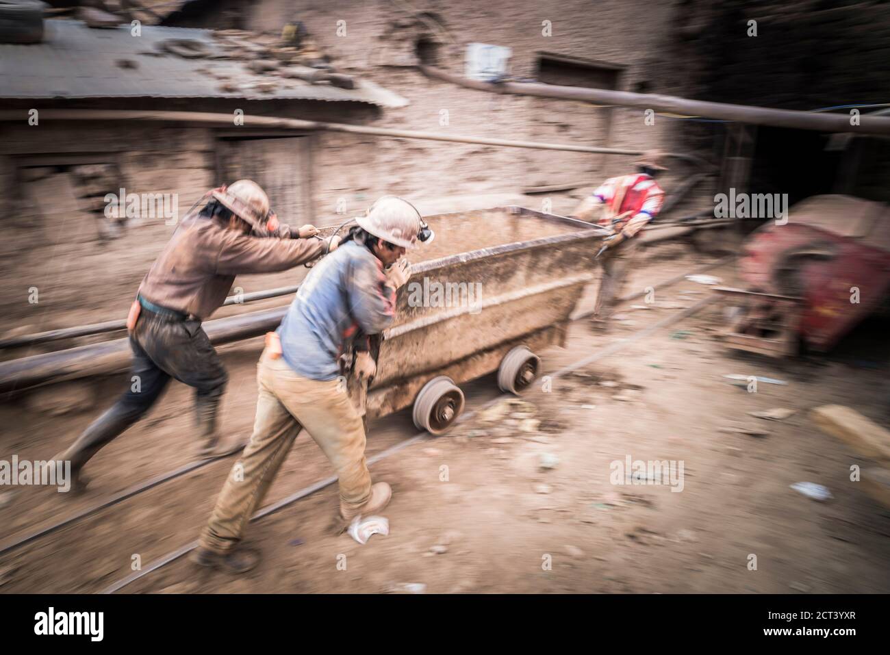 Working miners equipment hi-res stock photography and images - Alamy