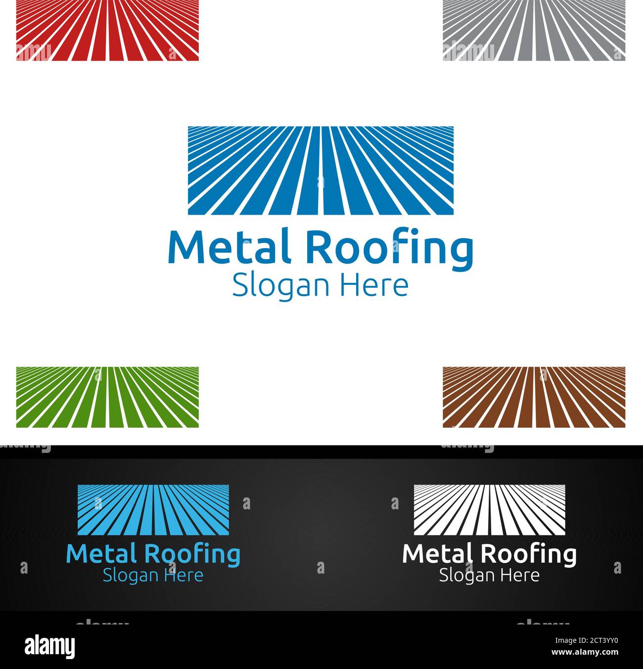 Metal Roofing Logo for Shingles Roof Real Estate or Handyman ...