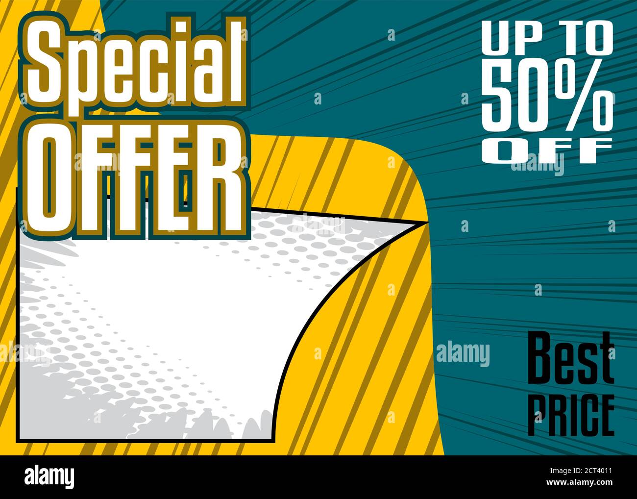 Comic book fashion sale, unique social media post design. Cartoon ...