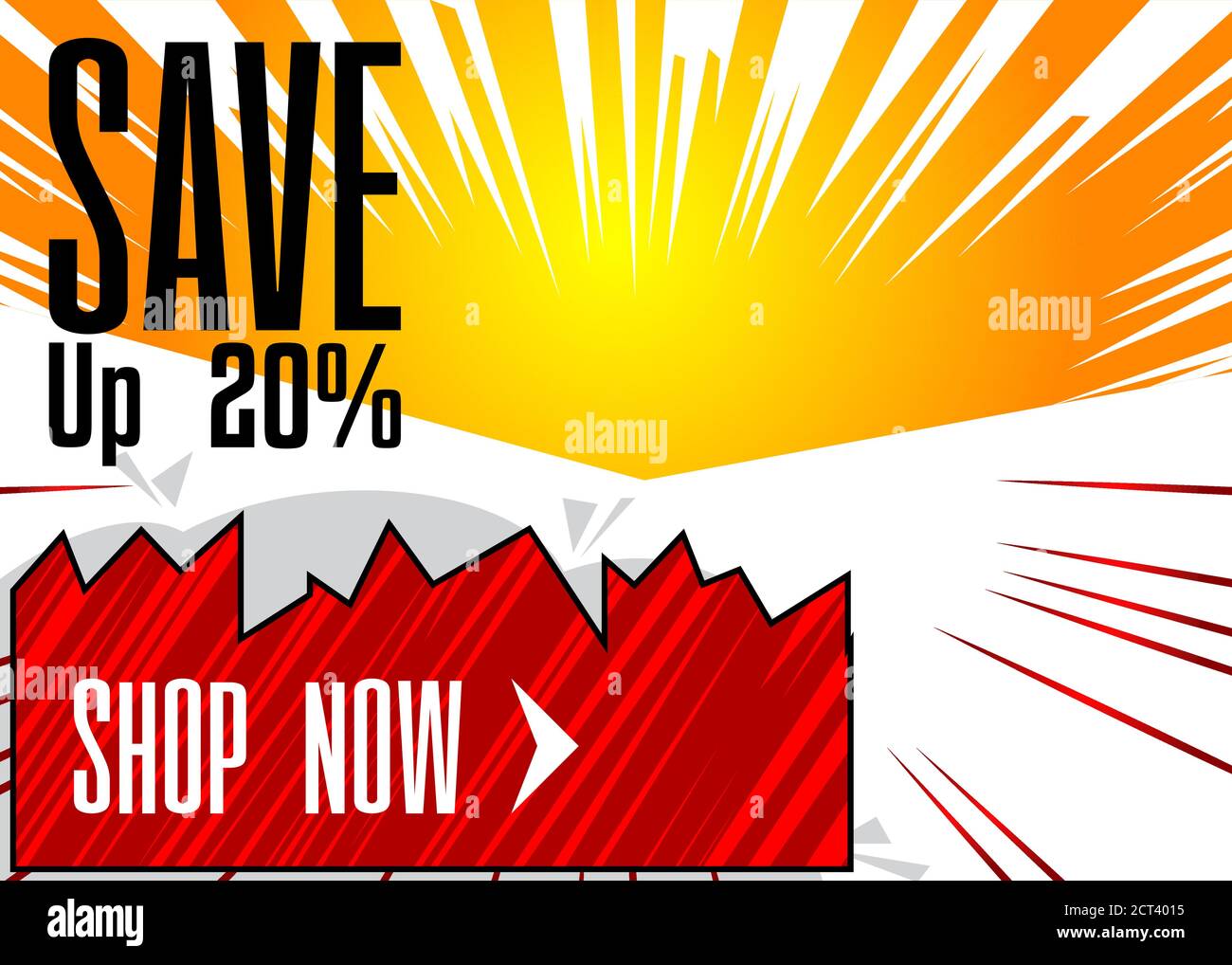 Comic book fashion sale, unique social media post design. Cartoon ...