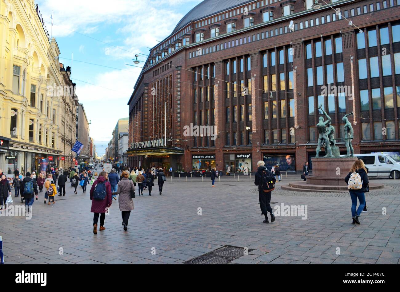 Finland - Helsinki Downtown Stock Photo - Alamy
