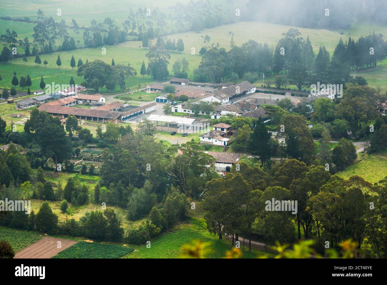 Hacienda Zuleta farmhouse, Imbabura, Ecuador, South America Stock Photo ...
