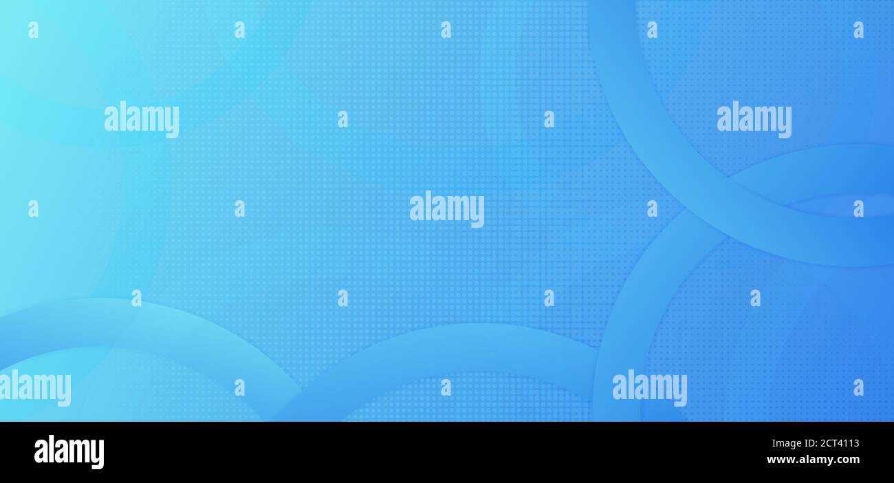 Circle ring overlap layer blue color and halftone design with space ...