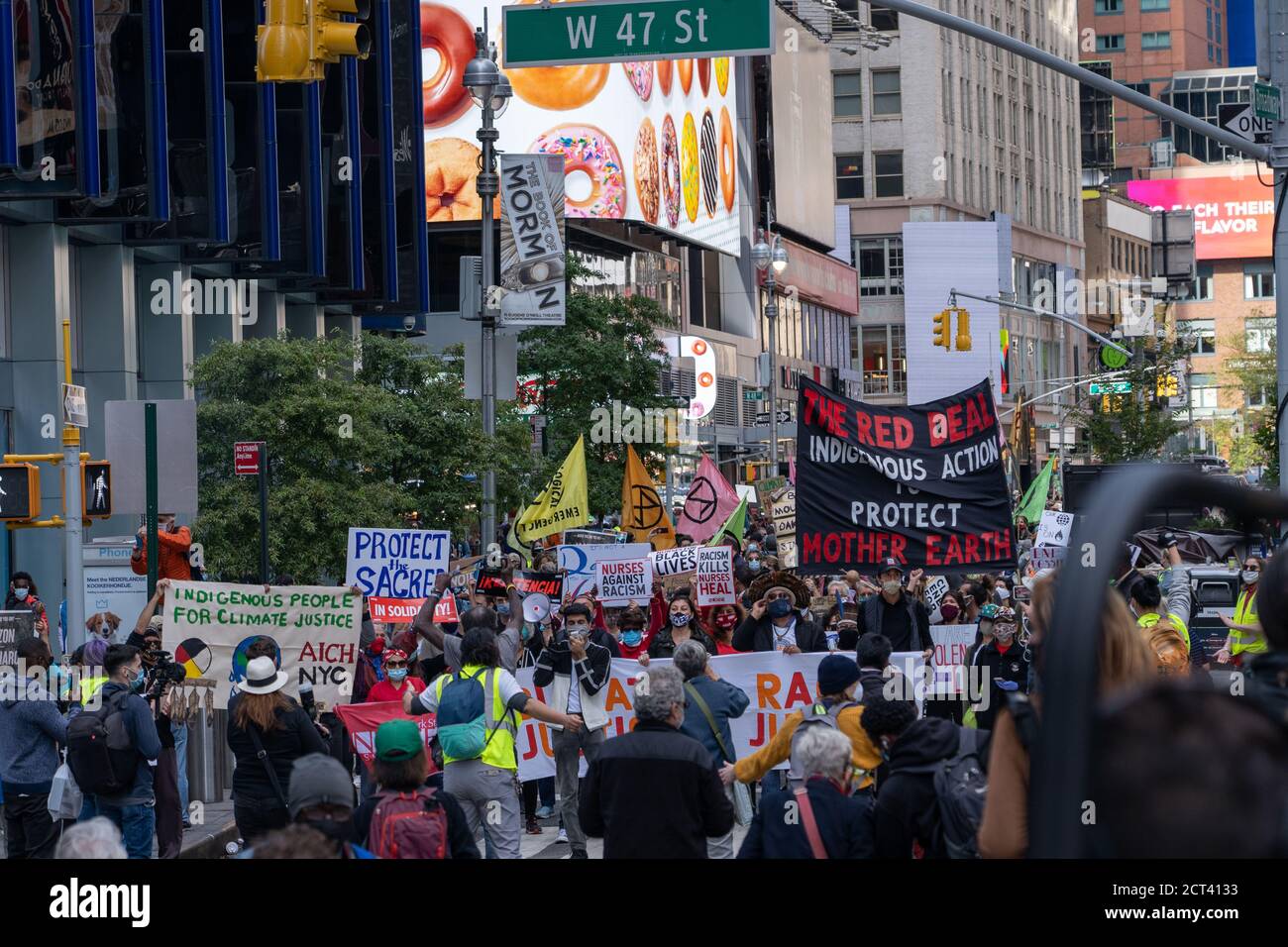NEW YORK, NY – SEPTEMBER 20, 2020: UN and New York City, Climate Week ...