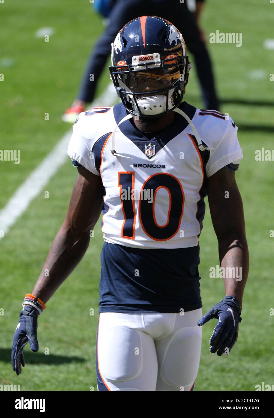 Pittsburgh, PA, USA. 20th Sep, 2020. Jerry Jeudy #10 during the ...