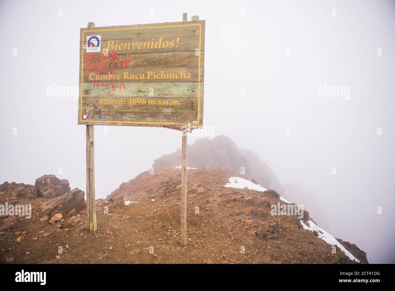 Rucu Pichincha Volcano 4,696m summit, Quito, Pichincha Province ...