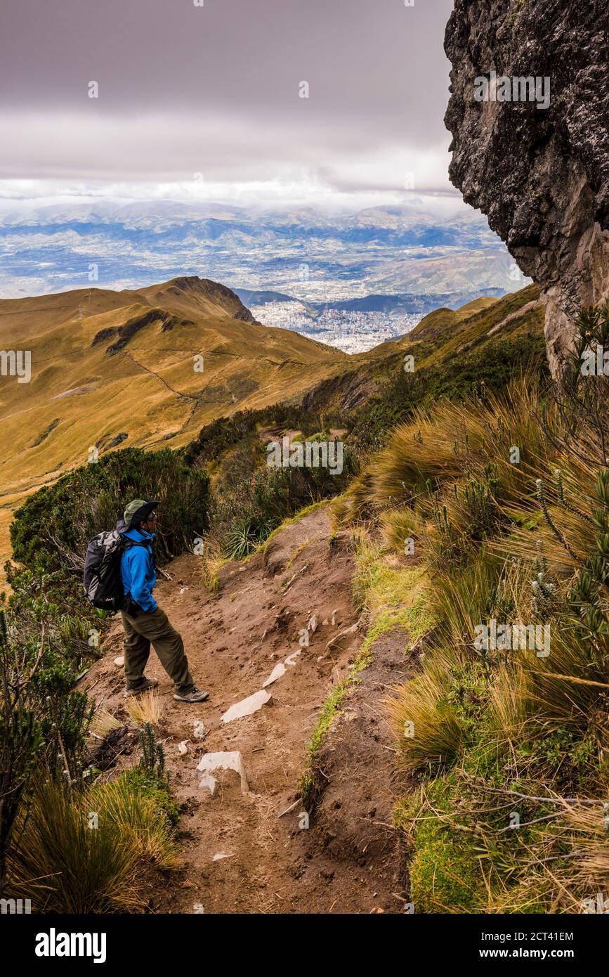 Rucu Pichincha Volcano trek, Quito, Pichincha Province, Ecuador, South ...