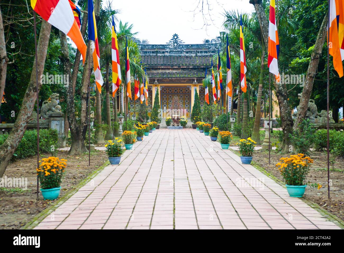 Old Temple in Hue, Vietnam, Southeast Asia Stock Photo - Alamy