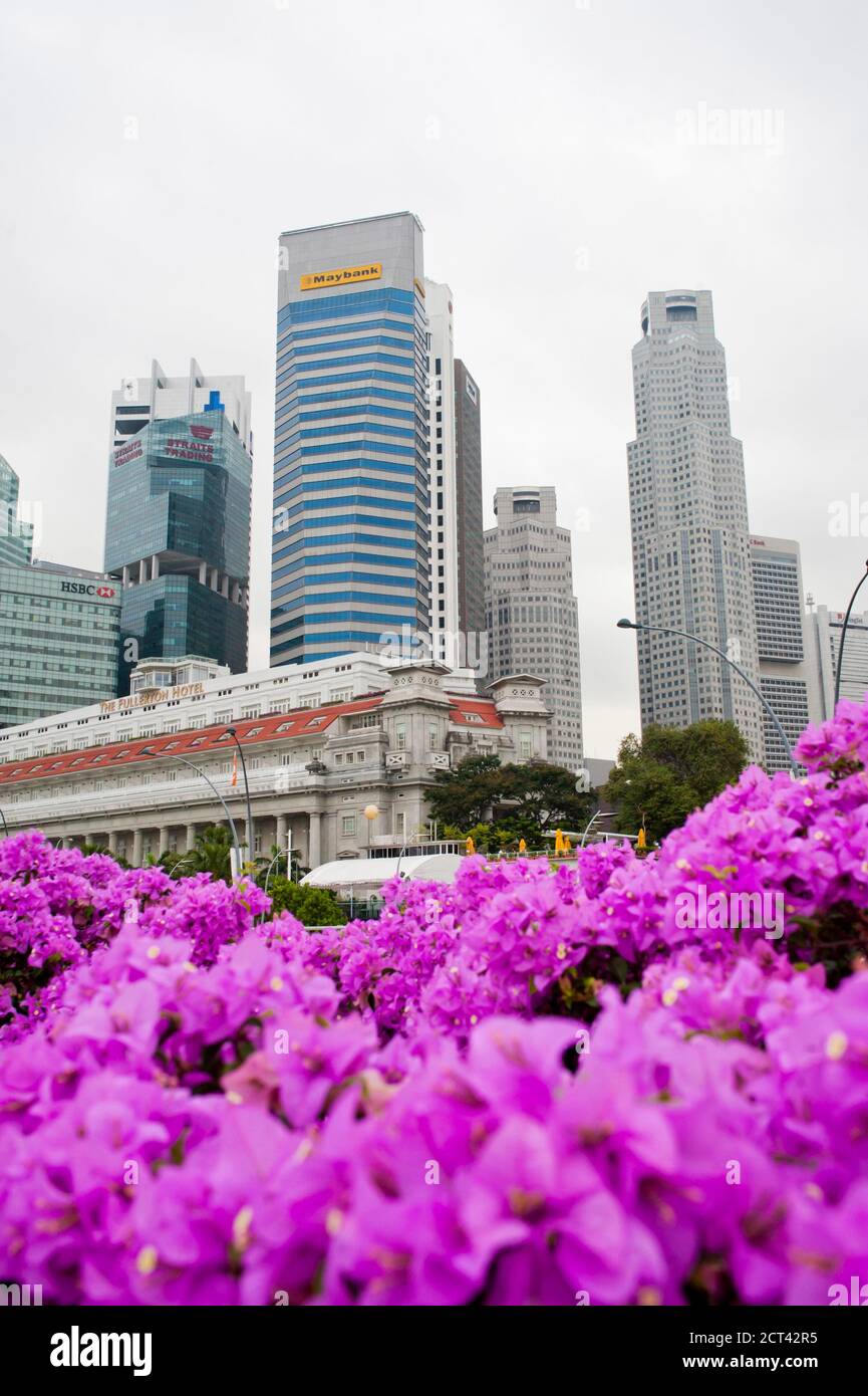 Multi-Storey Office Buildings in Singapore, Southeast Asia Stock Photo ...