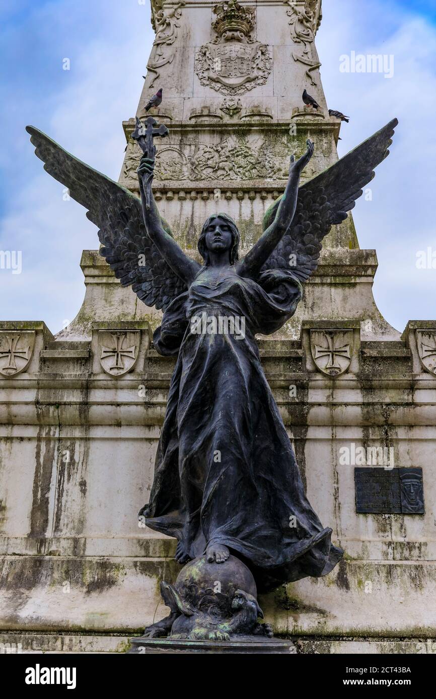 The statue of Infante Dom Henrique, the famous Portuguese explorer ...
