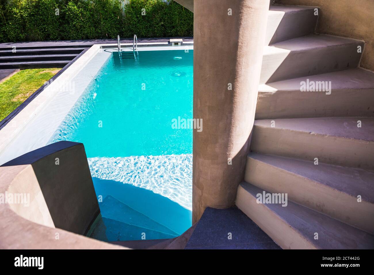 Spiral steps pool hi-res stock photography and images - Alamy