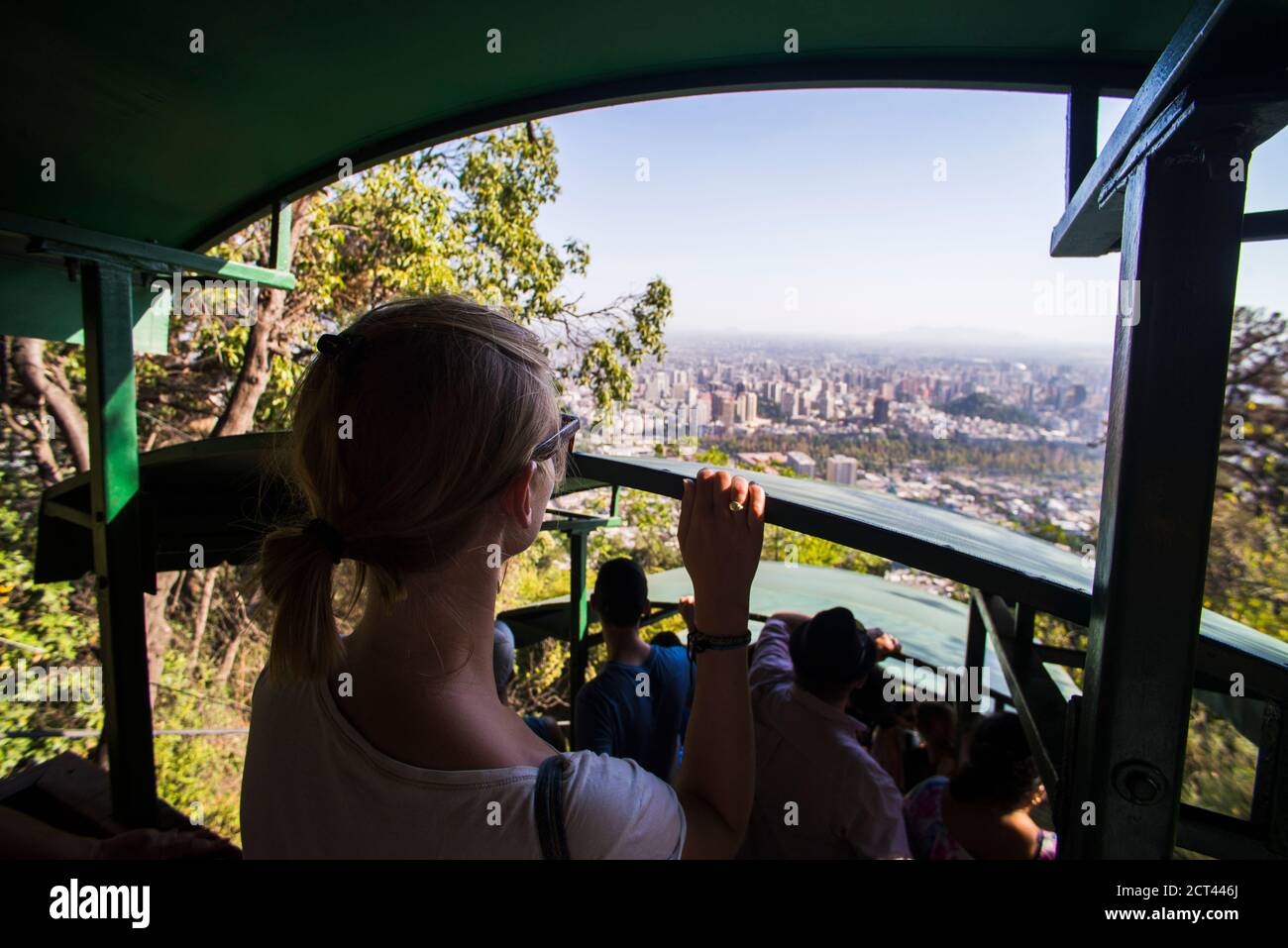 Funicular at San Cristobal Hill (Cerro San Cristobal), Barrio ...