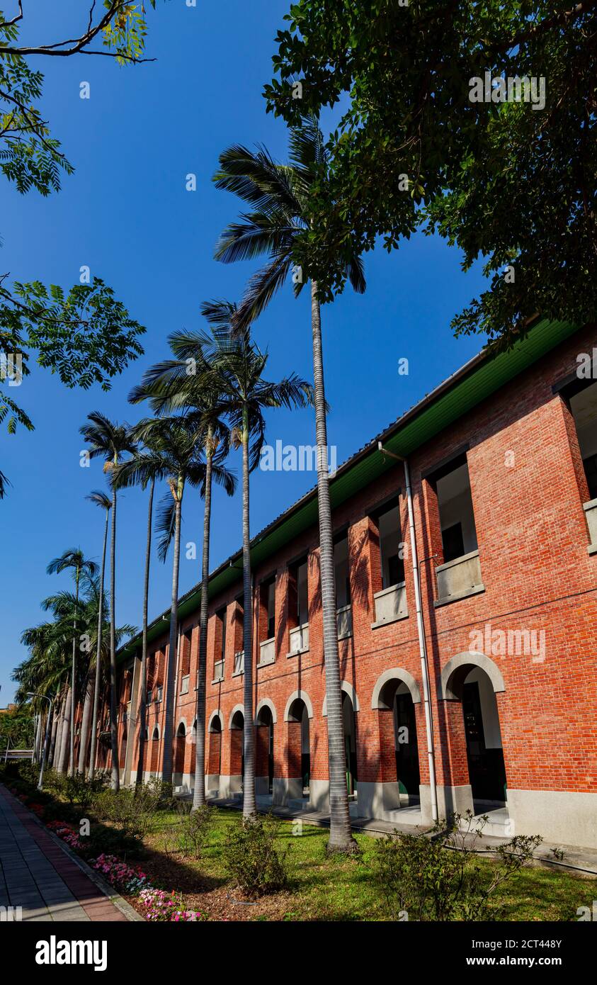 Sunny view of some building of the College of Social Sciences, NTU at ...